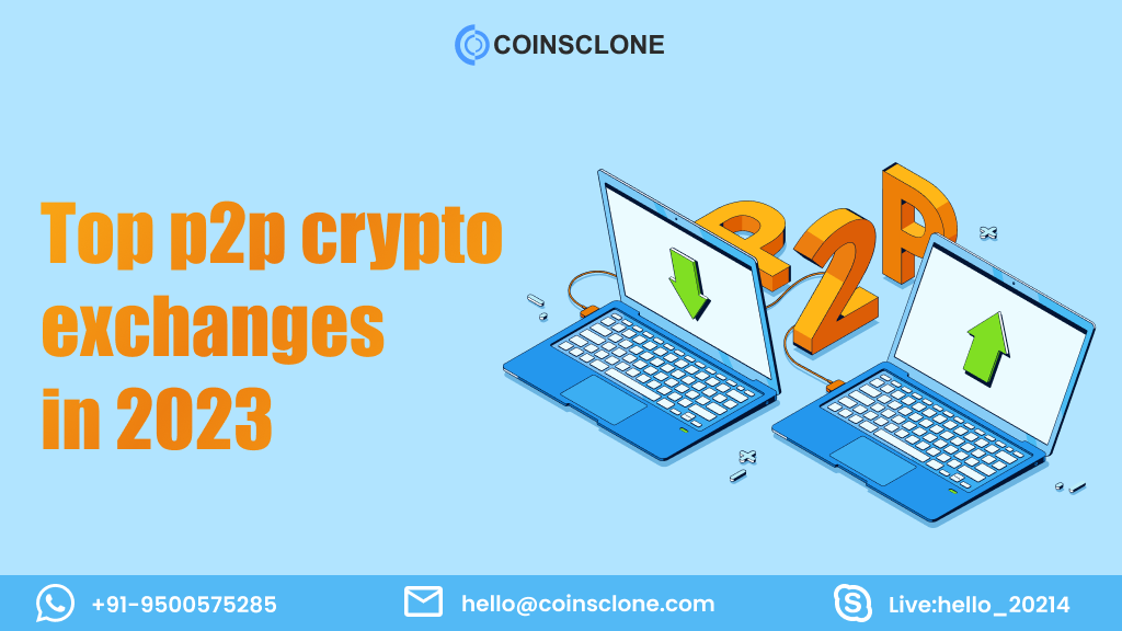 10 Top p2p crypto exchange in 2023 with high trade volume