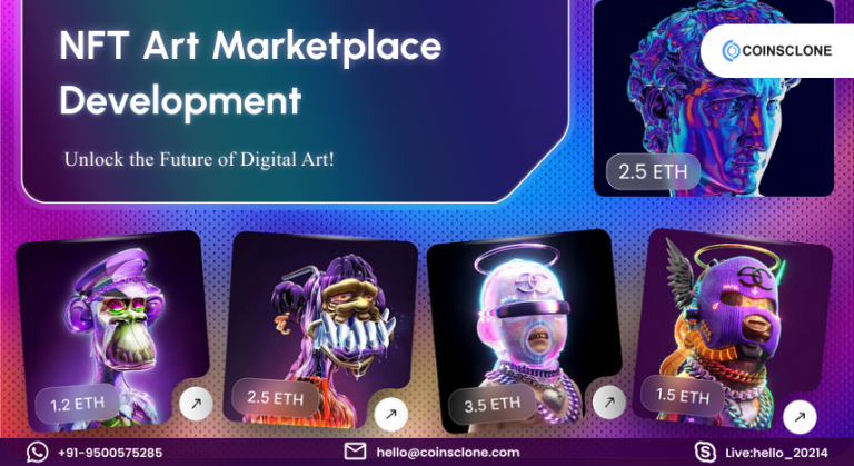 NFT Art Marketplace Development – The Future of Digital Art