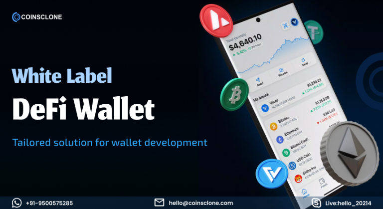 White Label Defi Wallet to Develop a Custom Crypto Wallet